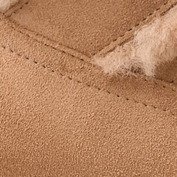 JIMMY CHOO Meena Suede Shearling Boots - Beige