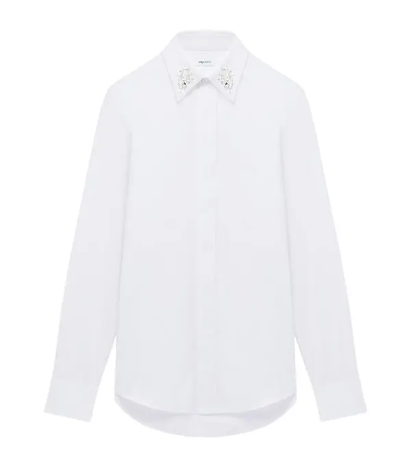 Alexander McQueen Cotton Embroidered Shirt