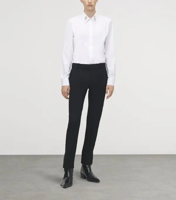 Alexander McQueen Cotton Embroidered Shirt