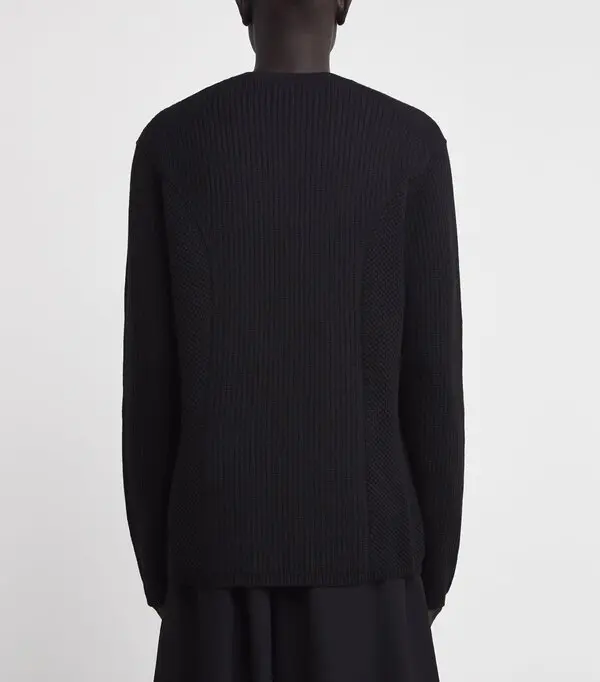 Comme Des Garçons Textured Knit Sweater