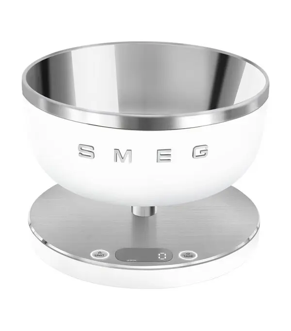 SMEG Rechargeable Digital Kitchen Scales - White