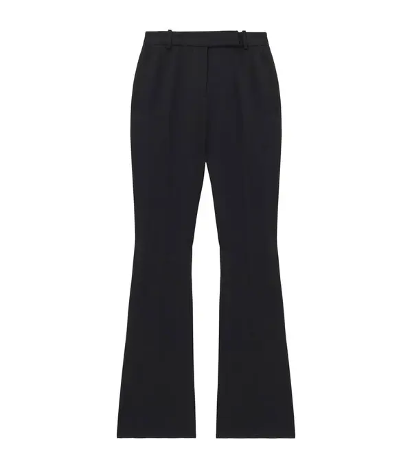Alexander McQueen Wool Flared Trousers