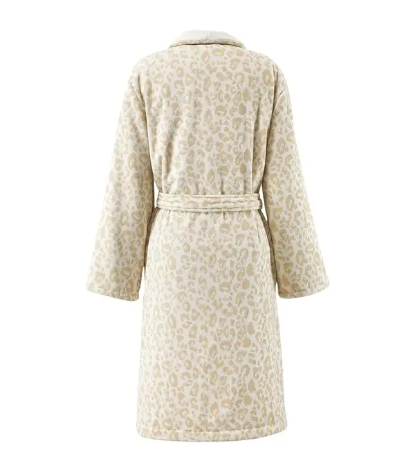 YVES DELORME Leopard Print Robe