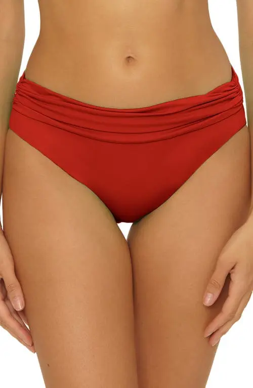 SOLUNA Sun Goddess Hipster Bikini Bottoms - Red