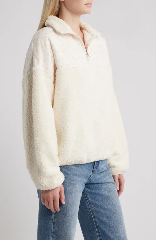 HAPPY CAMP3R Garden Confetti Half Zip Fleece Sweatshirt