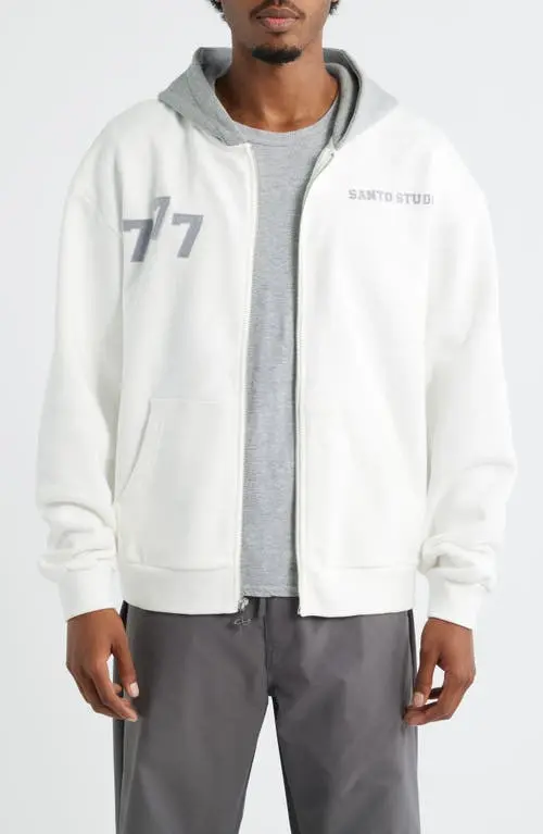 SANTO STUDIO Fortunata Zip Hoodie
