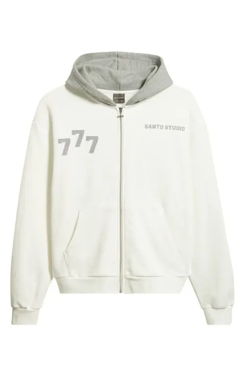 SANTO STUDIO Fortunata Zip Hoodie