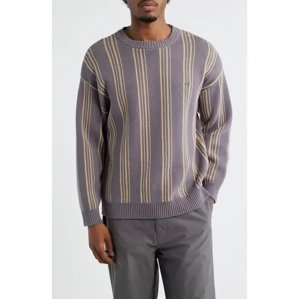 SANTO STUDIO Striped Cotton Sweater