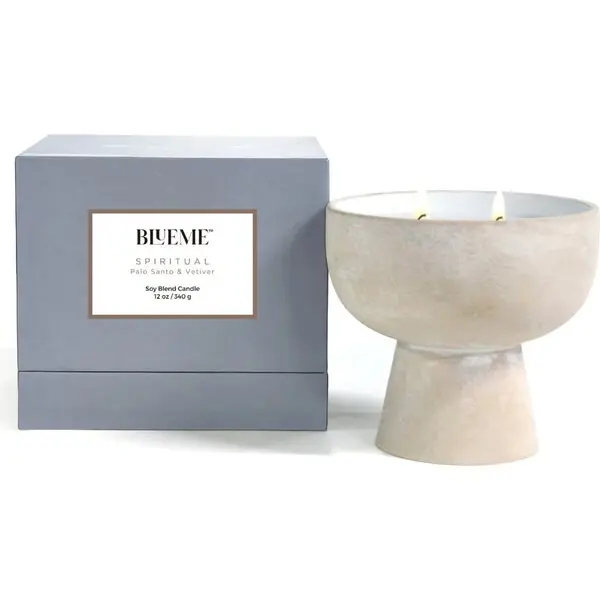 BLUEME Spiritual Medium Ceramic Candle - No Color