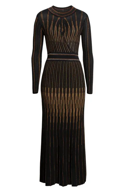 green emerald velvet dress Black Sweater with Gold Circular Sequins on Sleeves (Size Small) main image 1