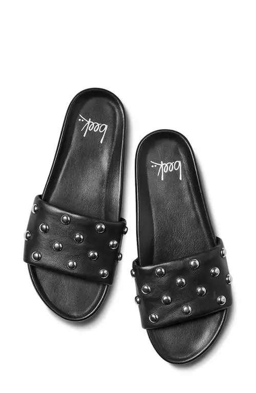Beek Gallito Studded Leather Slide Sandal