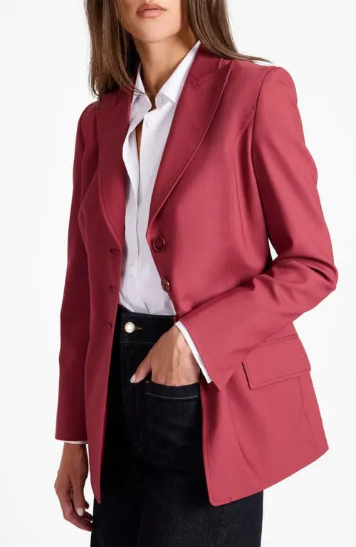 Santorelli Freya Three-button Stretch Wool Jacket