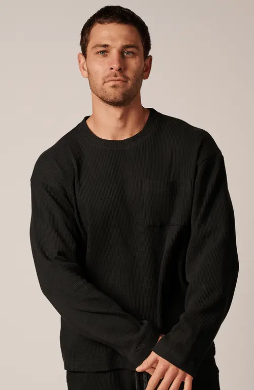LEISURE LAB Cozy Cotton Crewneck - Fireside