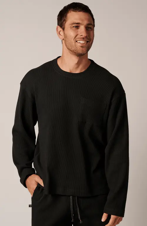 LEISURE LAB Cozy Cotton Crewneck - Fireside