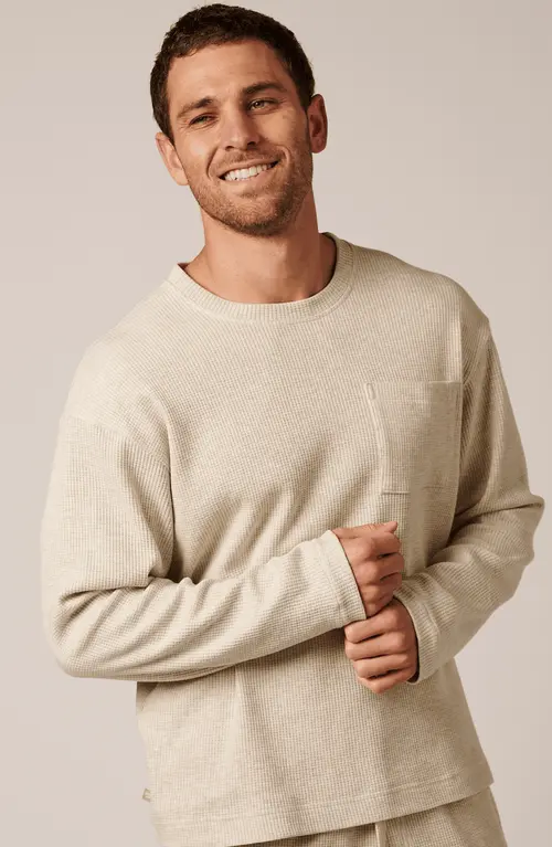LEISURE LAB Cozy Cotton Crewneck - Marshmellow
