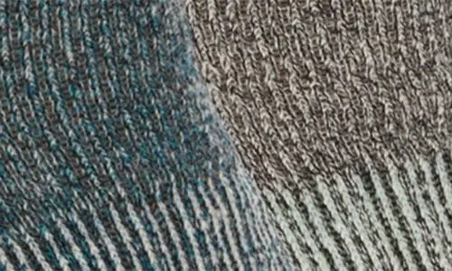 United By Blue Assorted 2-pack Wool & Cotton Blend Quarter Socks - Black/teal