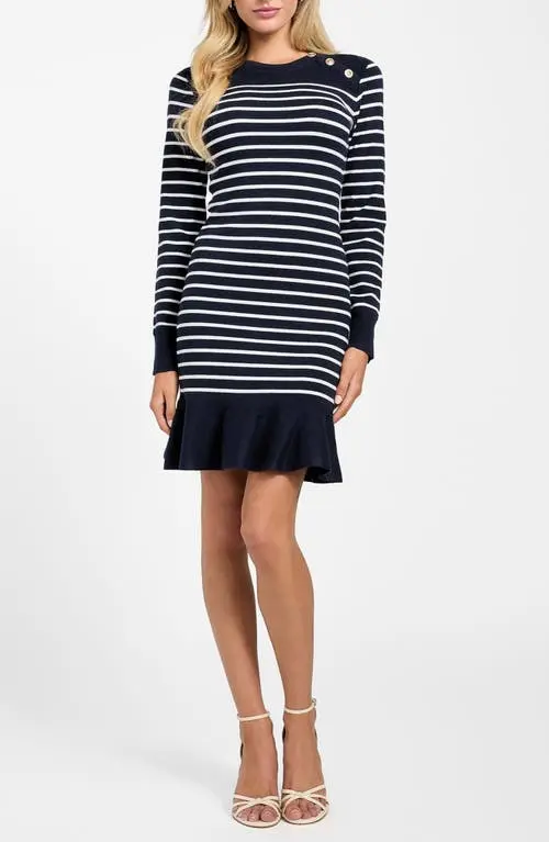 Guess Striped Sweater Dress