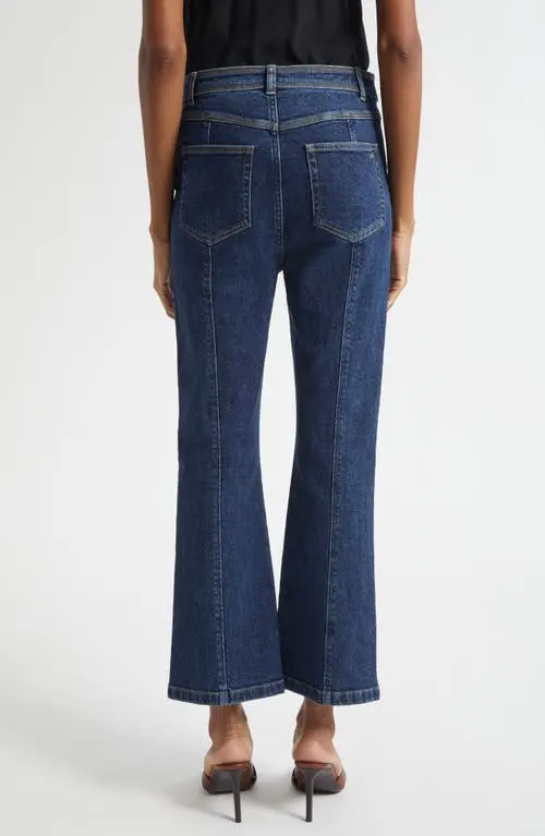 Cinq À Sept Madi Belted Kick Flare Jeans