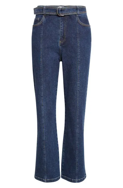 Cinq À Sept Madi Belted Kick Flare Jeans