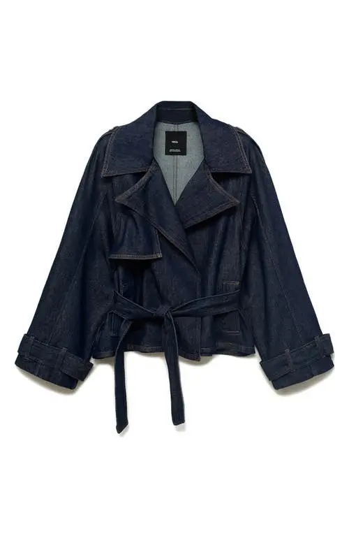 Mango Denim Trench Jacket