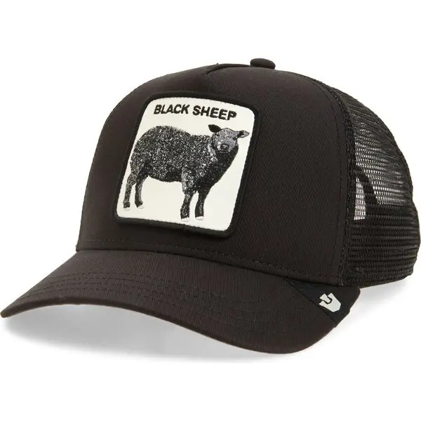 GOORIN BROS The Sheep Patch Trucker Hat - Black