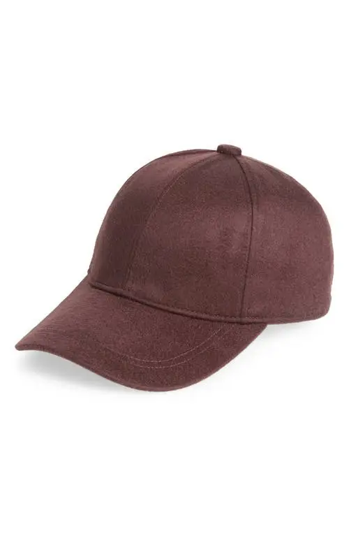 Vince Cashmere Baseball Cap - Fig
