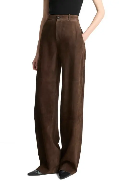 Vince Suede Wide Leg Pants
