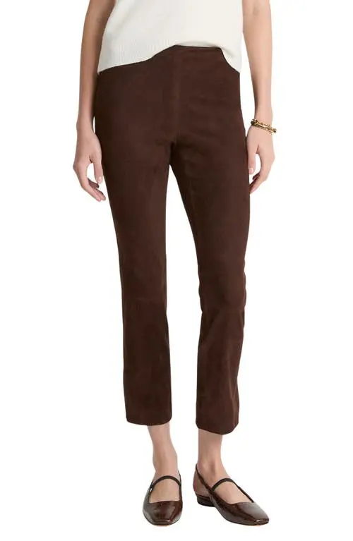 Vince Suede Split Hem Crop Pants