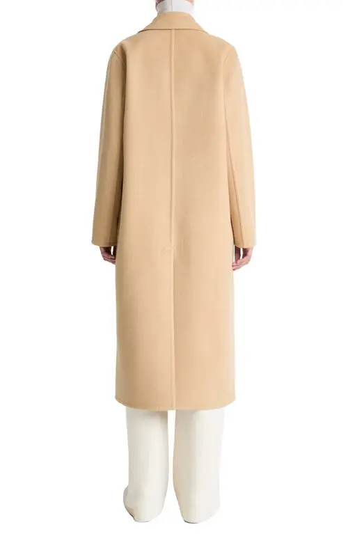 Vince Classic Wool Blend Coat - Camel