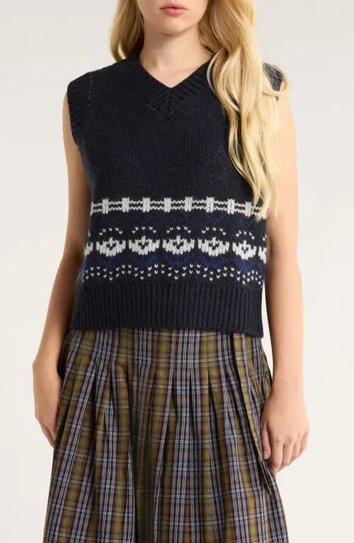DAMSON MADDER Rhona Wool Sweater Vest