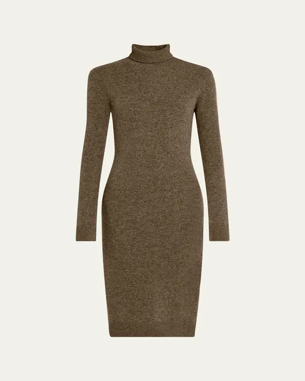 MAISON MARGIELA Wool-blend Turtleneck Midi Dress
