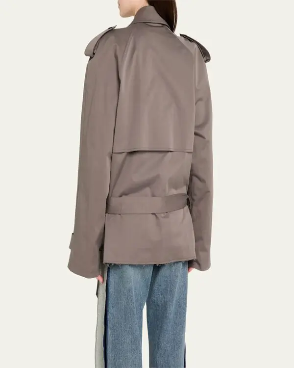 MAISON MARGIELA Boxy Trench-style Jacket