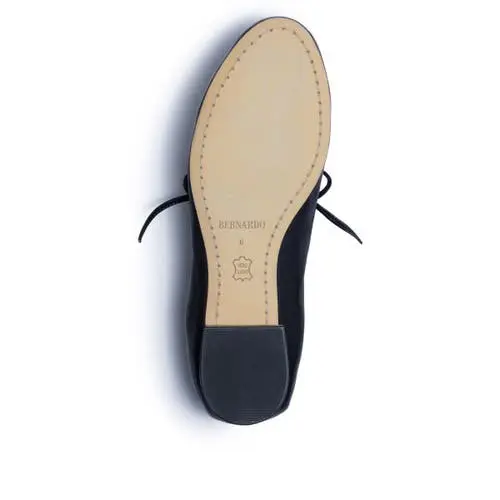 Bernardo Court Ballet Flat - Black