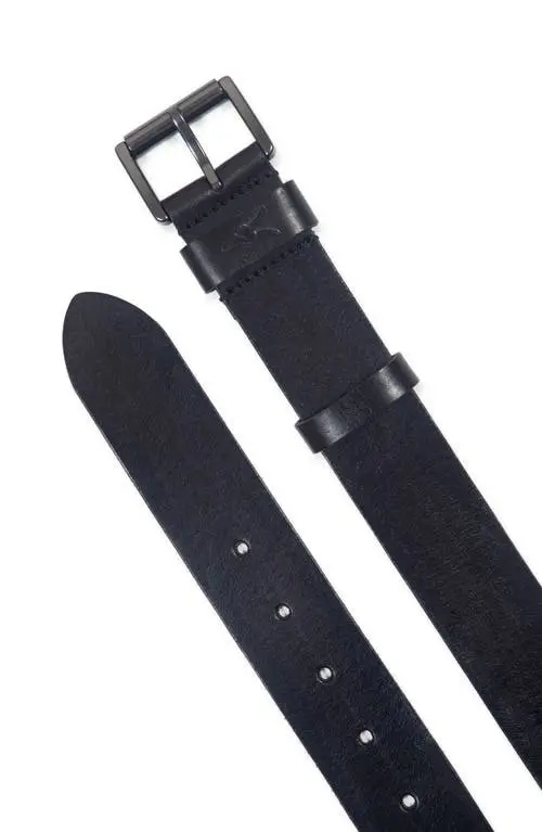 ALLSAINTS Distressed Milled Leather Belt