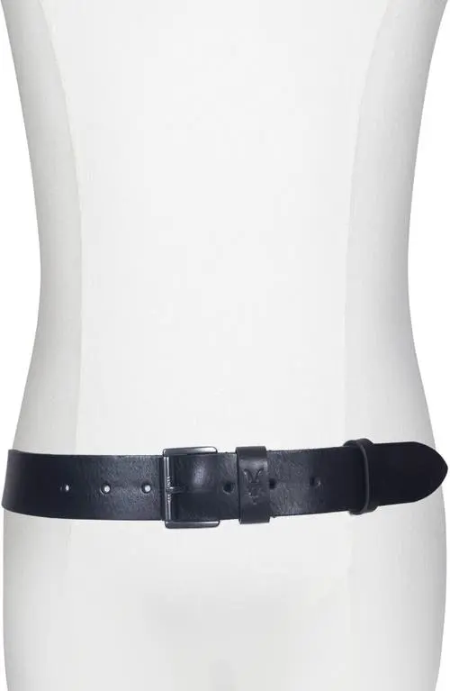 ALLSAINTS Distressed Milled Leather Belt