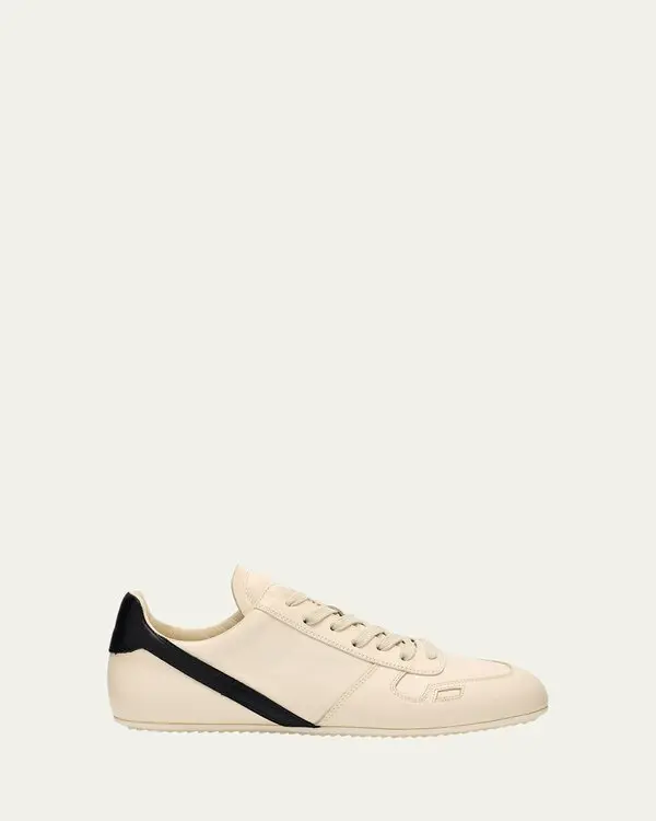 Rick Owens Minimal Leather Low-top Sneakers