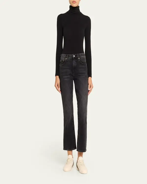 Rick Owens Minimal Leather Low-top Sneakers