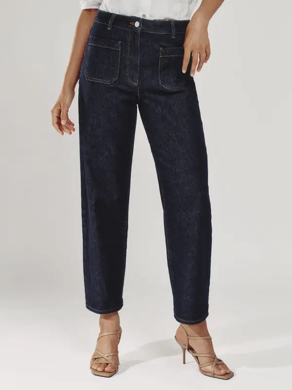 REISS Marcie Petite Straight-leg Jeans