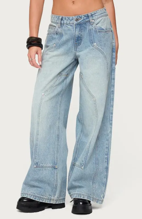 EDIKTED Dema Low-rise Wide Leg Jeans