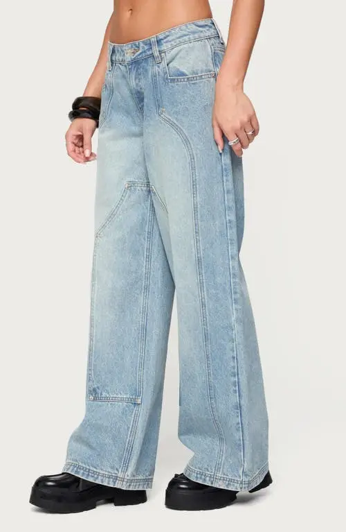 EDIKTED Dema Low-rise Wide Leg Jeans