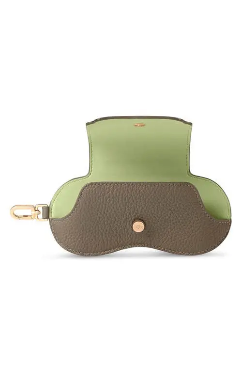 MAISON DE SABRE Leather Sunglasses Case - Cashmere Matcha
