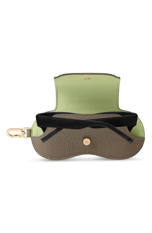 MAISON DE SABRE Leather Sunglasses Case - Cashmere Matcha