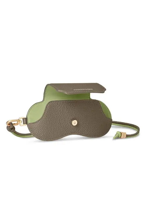 MAISON DE SABRE Leather Sunglasses Case - Cashmere Matcha