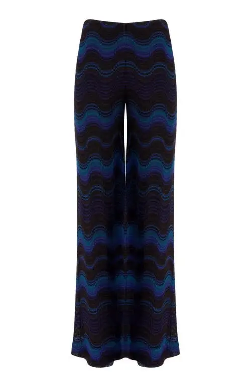 Missoni Wave Pattern Palazzo Trousers