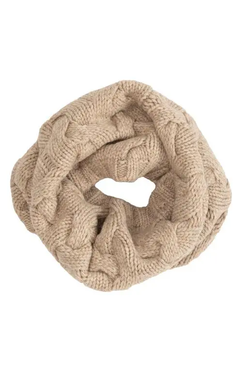 Echo Cable Knit Snood - Farro Heather