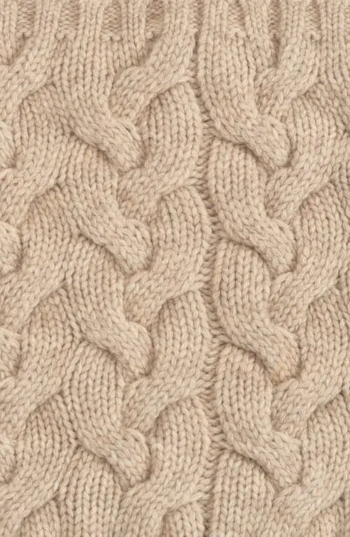 Echo Cable Knit Snood - Farro Heather