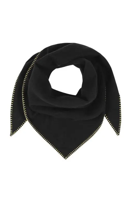 Echo Oversize Triangle Wrap - Black