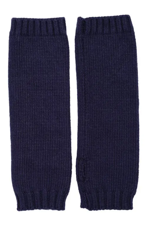 Echo Drapey Arm Warmers - Navy