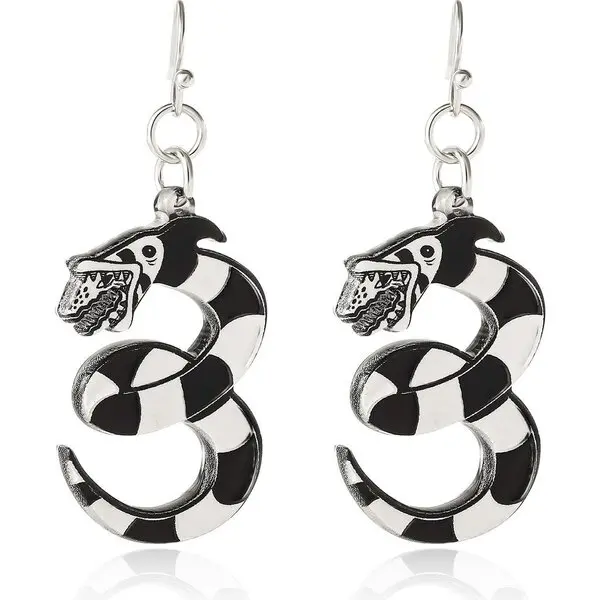 BEETLEJUICE Enamel Sandworm Drop Earrings - Multi