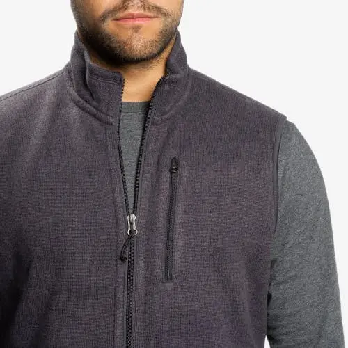 PETER MANNING NYC Polartec Fleece Vest - Black